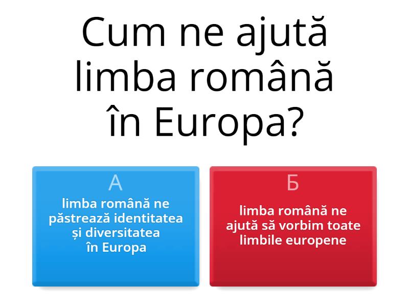Limba noastră - Quiz