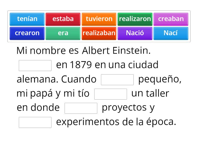 Albert Einstein - Complete the sentence