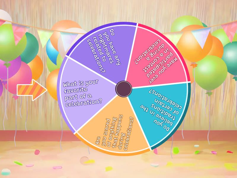 Flowers - Spin the wheel