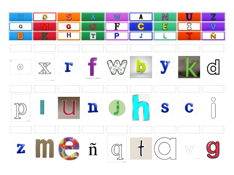 Encuentra la Mayuscula con su minuscula 1er Grado The Beacon School ...