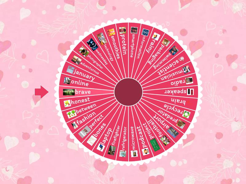 spelling 5 :) - Random wheel