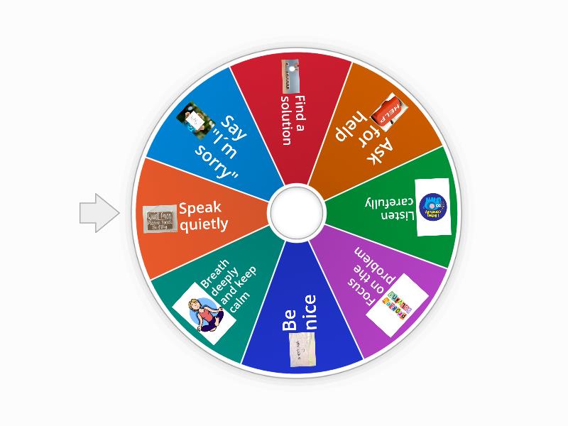 Solving problems - Spin the wheel