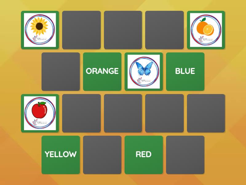 COLOURS-LearnEnglish - Matching pairs