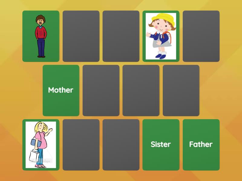Memory Game Family - B2 - Matching pairs