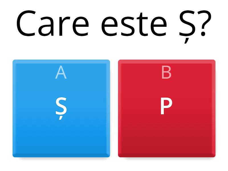 Litera Ș - Quiz