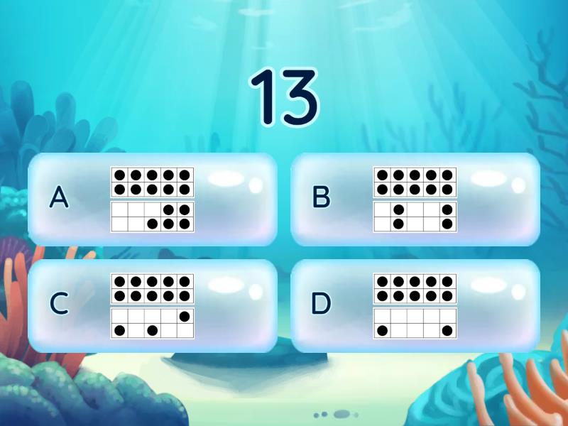 Ten Frame Teen Numbers 1-15 - Quiz
