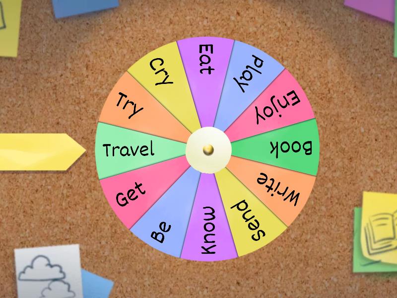 Wheel of Verbs - Spin the wheel