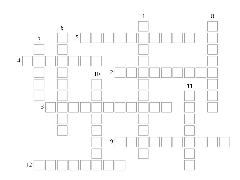 Adónde te gustaría ir de vacaciones? NEW GCSE 26 (Module 2) - Crossword