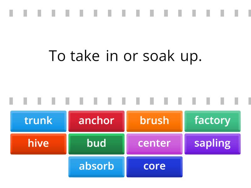 Wordly Wise Book 2 lesson 5 - Find the match