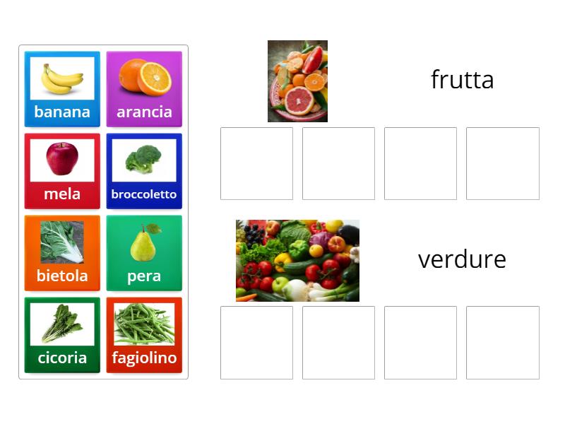 Frutta e Verdura - Group sort