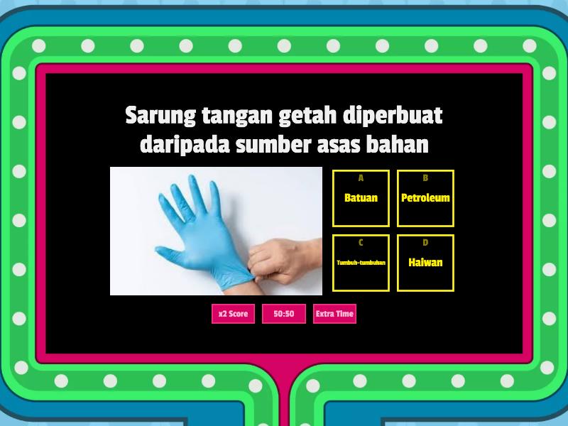 Sains Tahun 4 : Bahan - Gameshow quiz