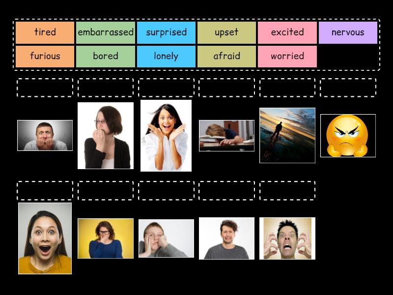 Own It 2 Unit 3 Adjectives of feeling - Match up