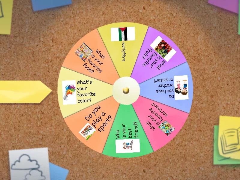 ice breaker - Spin the wheel