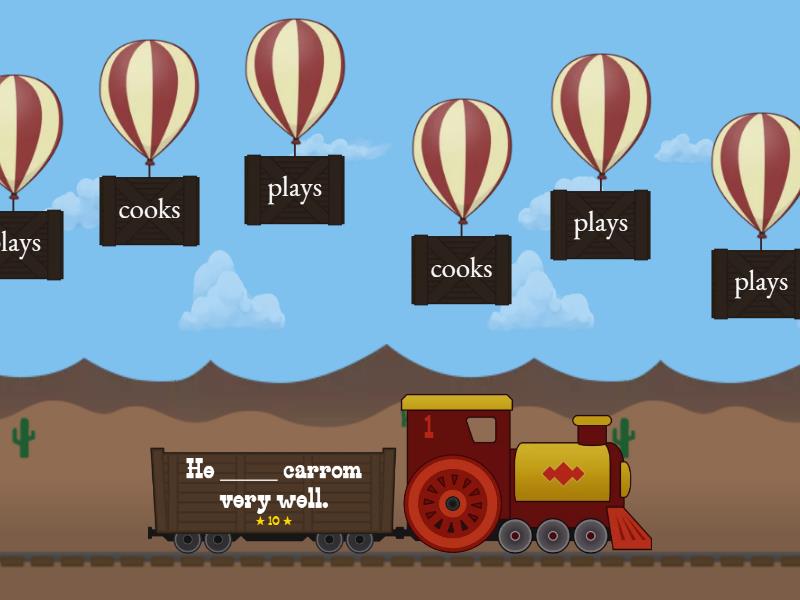 Present Tense - Balloon pop