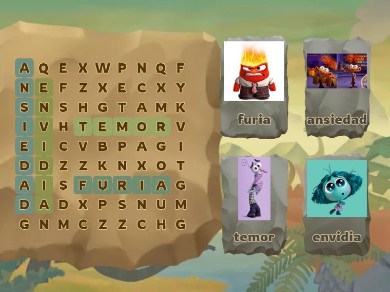 Inside Out - Wordsearch