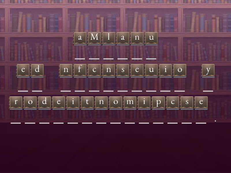 Dimensiones de la GE - Anagram