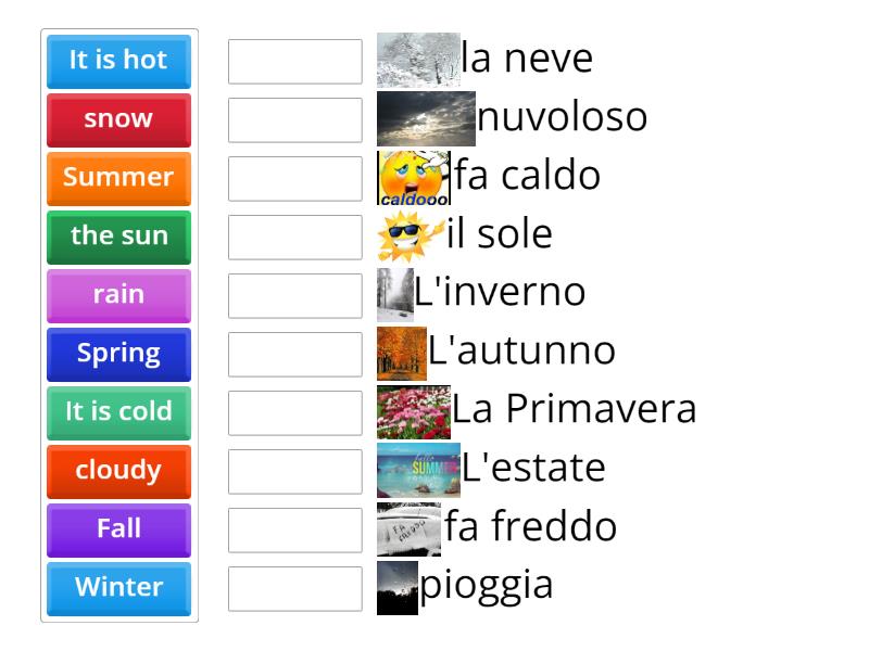 Le quattro stagioni/Il tempo - Match up