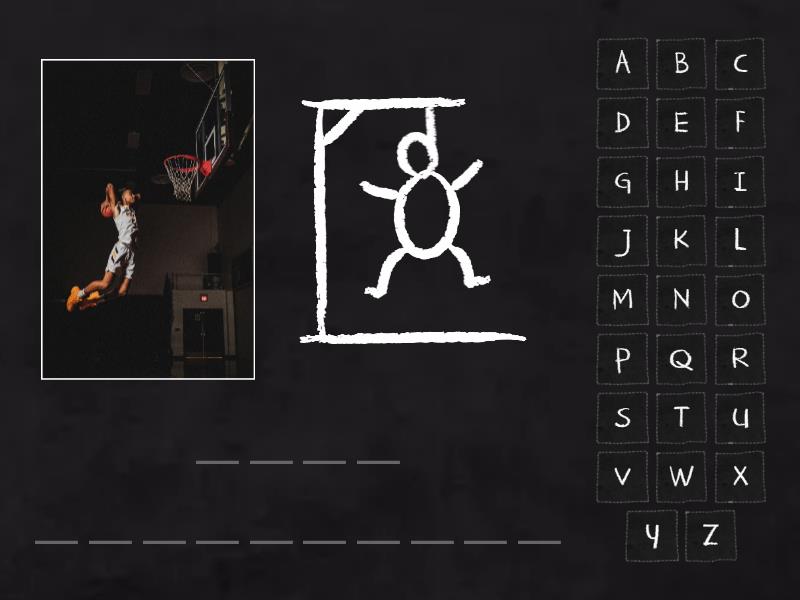 Think Starter unit 7 sports - Hangman