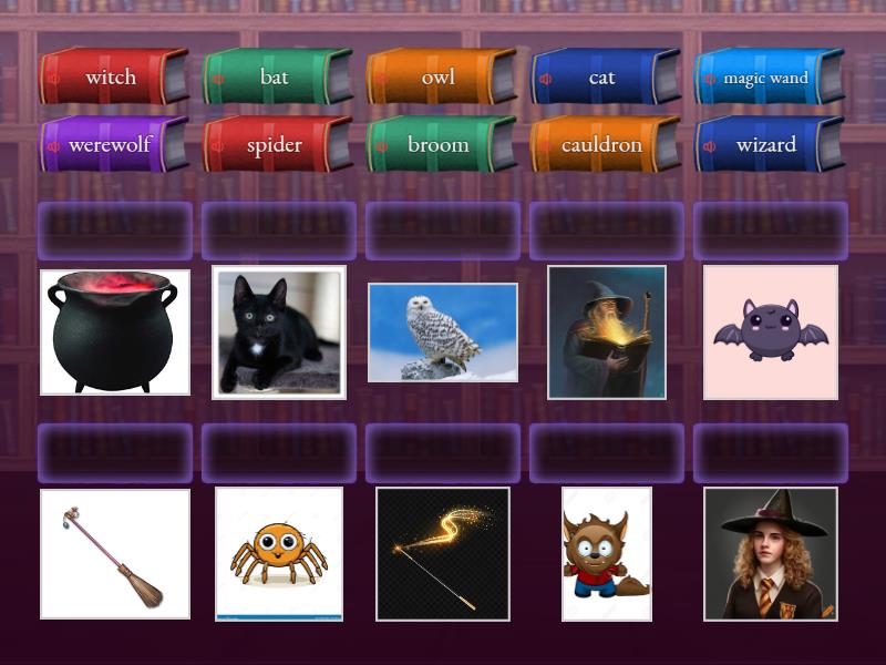 Words from Harry Potter (Created by the CM2 group) - Match up