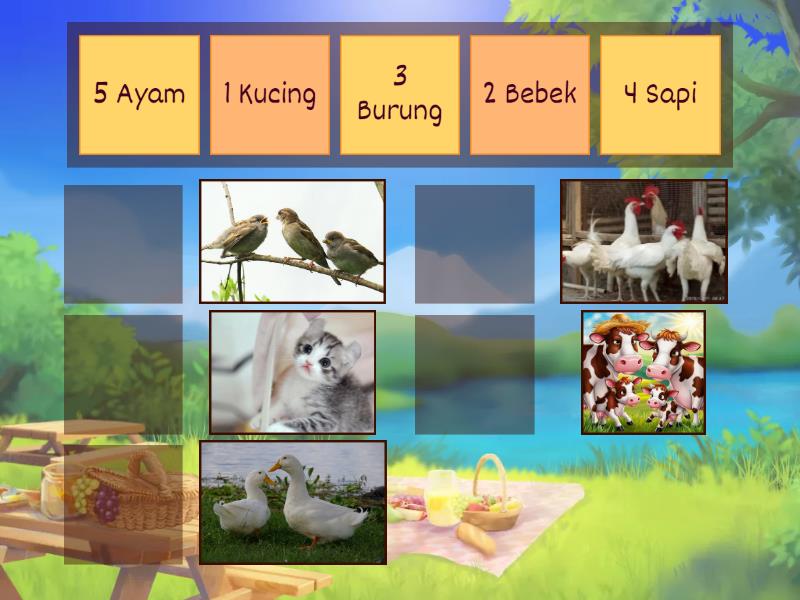 Mencocokkan angka - Match up