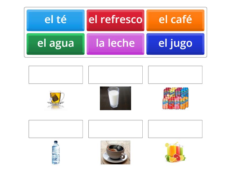 SP1 U3.2 Las bebidas (Drinks) - Match up