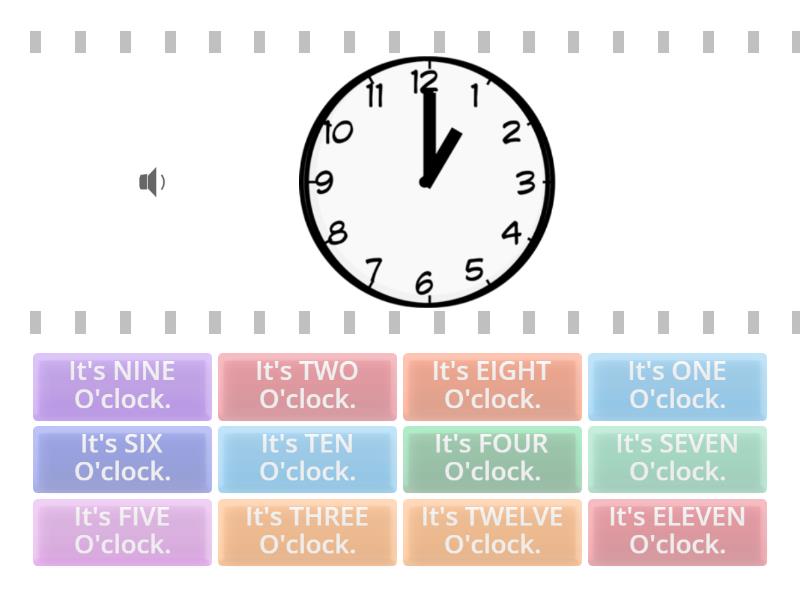 La hora - En punto - Find the match