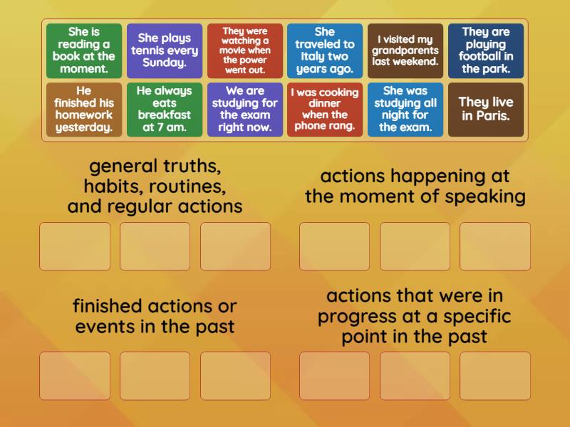 Grammar revision - Group sort