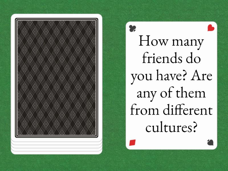 Friendship - Speaking cards