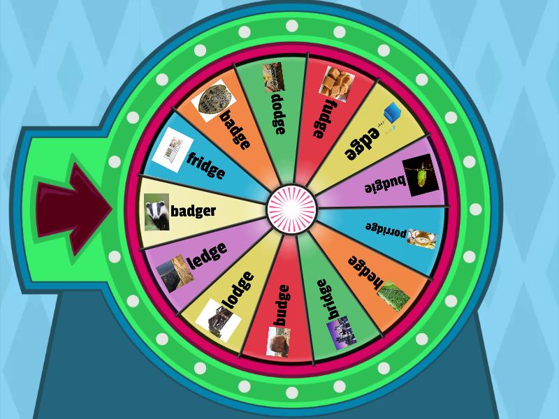 dge words - Random wheel