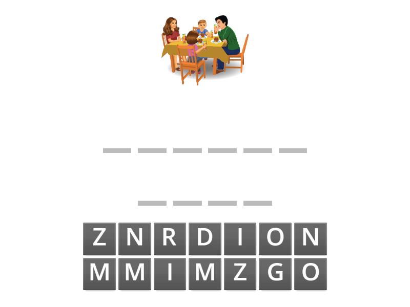 rooms - Spell the word