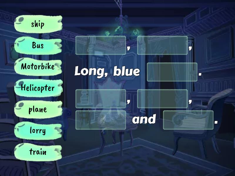 Kid's Box 1 Unit 10 - Complete the sentence