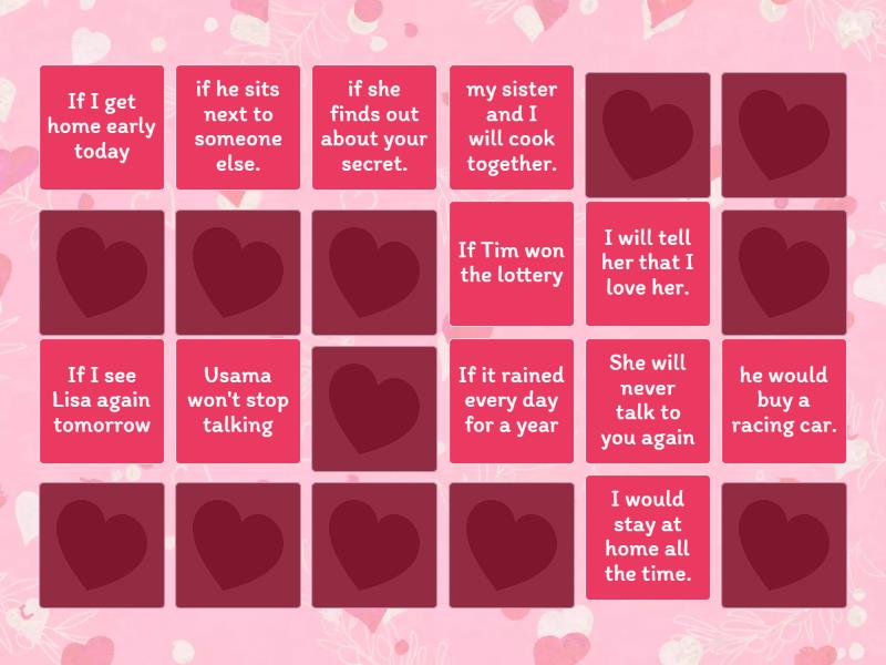 If Clauses - Mixed - Matching pairs