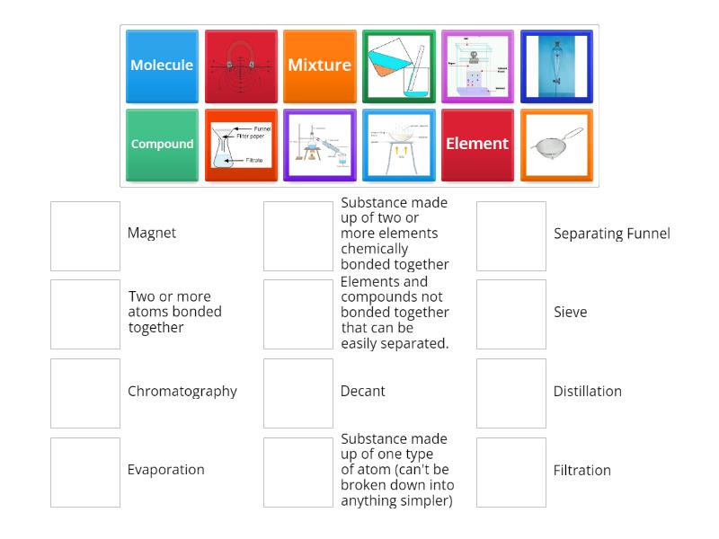 Separating techniques - Match up