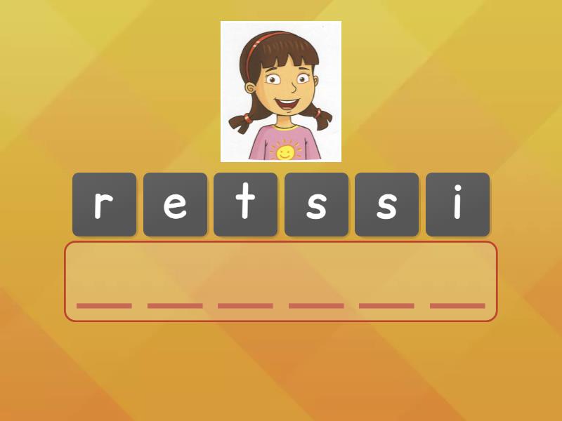 FF1 Unit 6 Family - Anagram