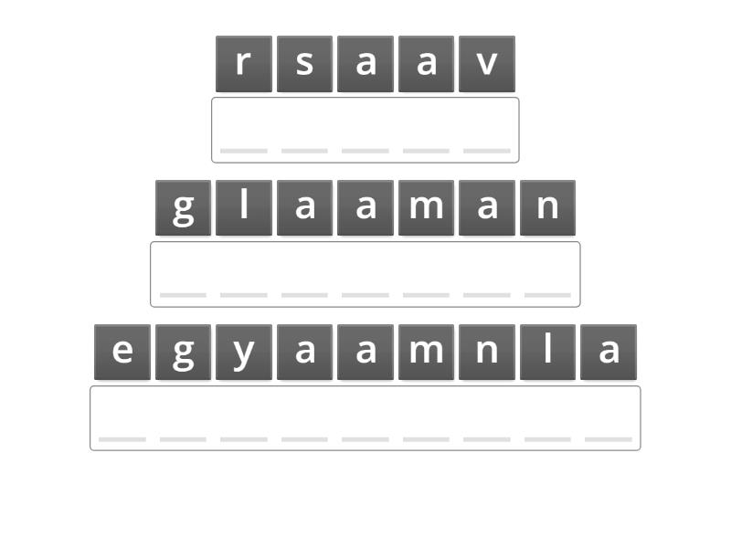 class 1 sloka - Anagram