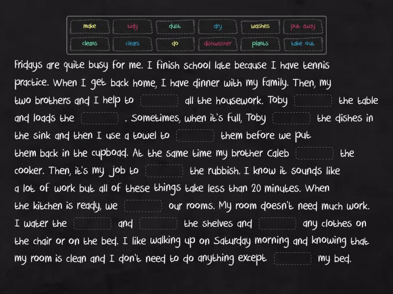 LV A2 U2 L2 warm up - Complete the sentence