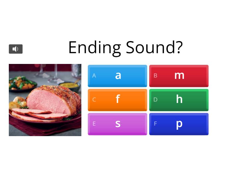 Final Sounds / Ending Sounds - Quiz