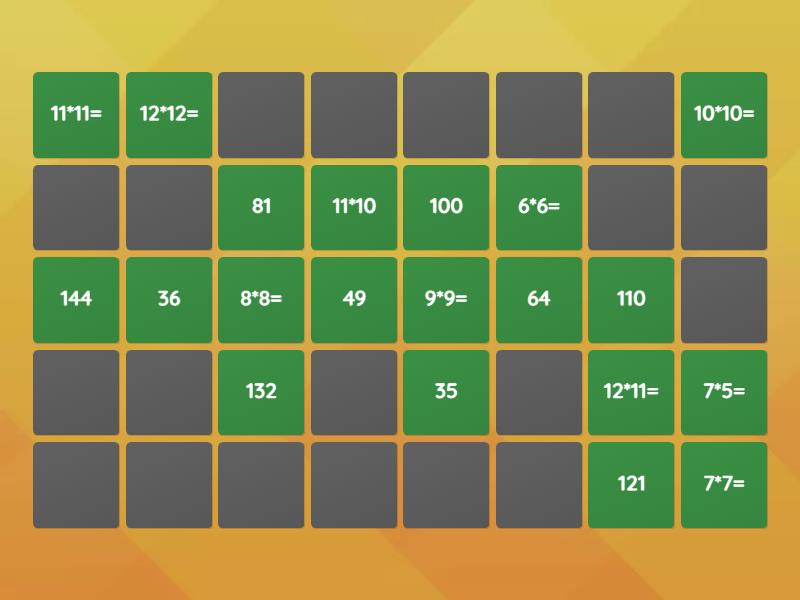 Math Speed Test - Parejas