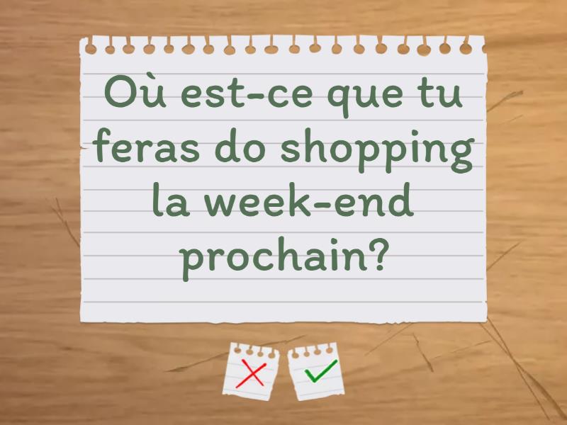 French speaking Exam Questions with Example answers - Flash cards