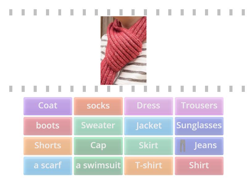 Clothes - Fun for Movers - Find the match