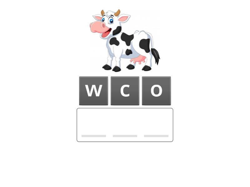 Animals 3rd grade - Anagram