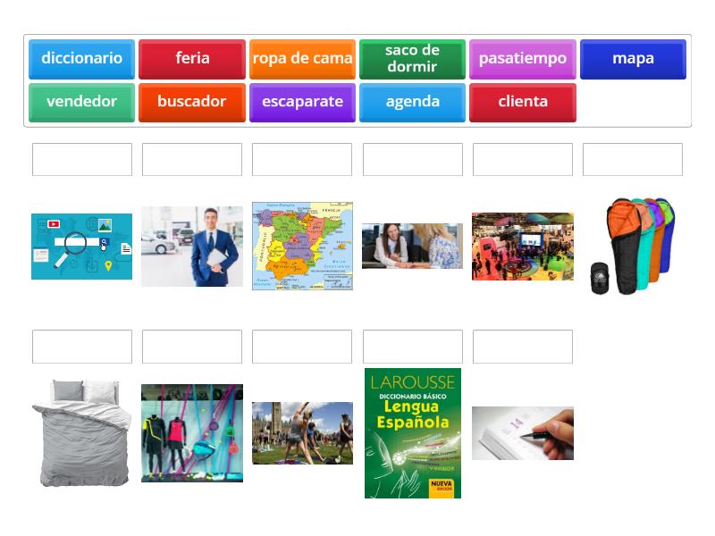 Vocabulario - Match up