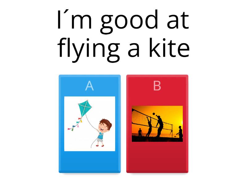 Good/Not good At - Quiz