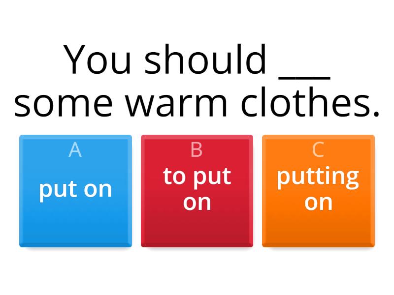 B1+ Empower Verb patterns - Quiz