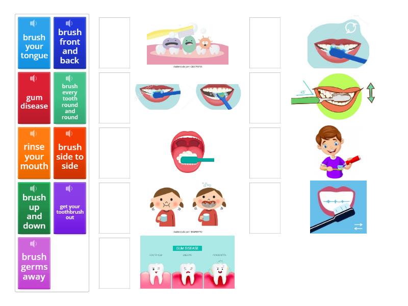 How to brush teeth? - Match up