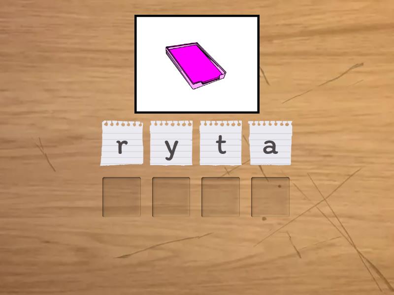 Long a (a_e, ai, ay) s - Anagram