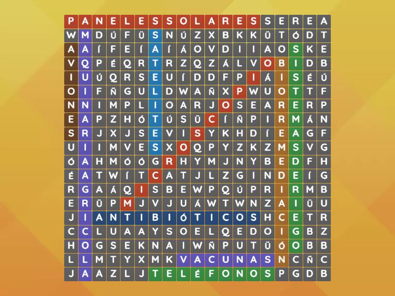 Aportes de la Ciencia y la Tecnología - Sopa de letras