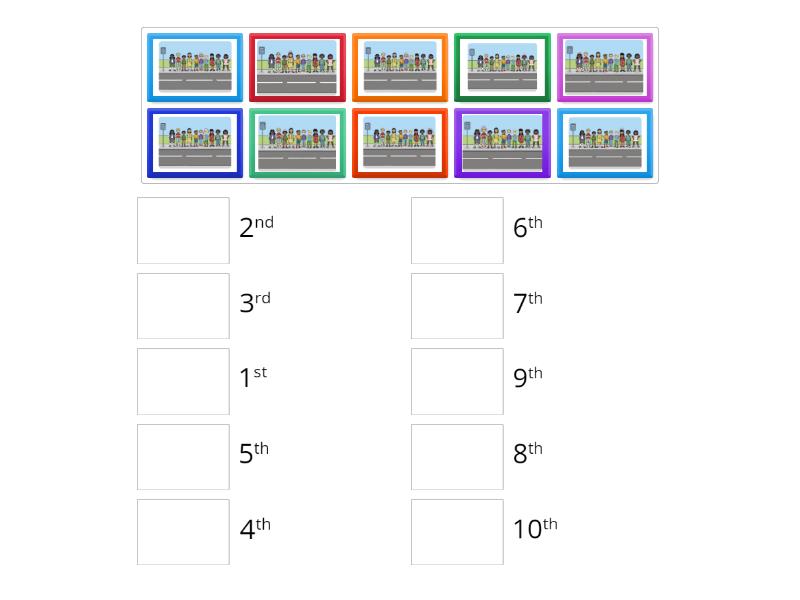 Ordinal Number (Game) - Match up
