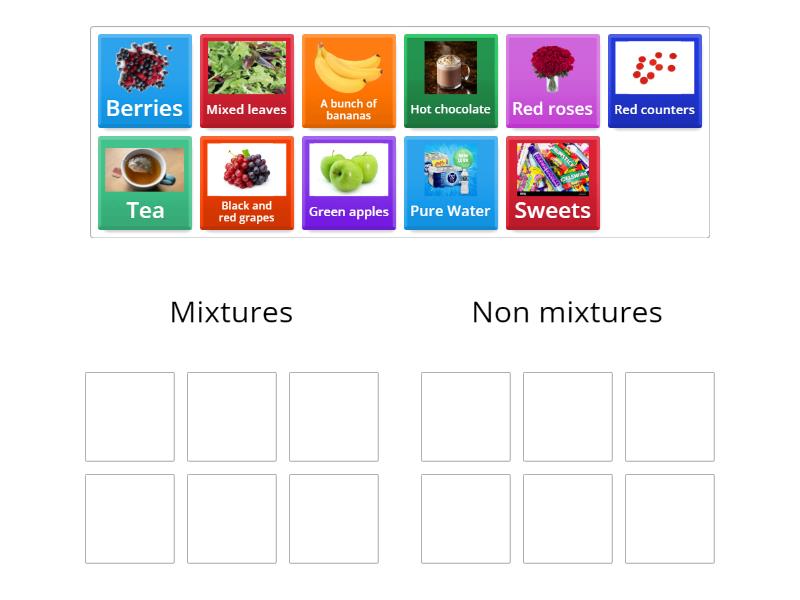 7AH - Is it a mixture - Ordenar por grupo