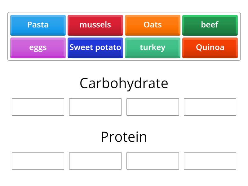 Food classifying - Group sort